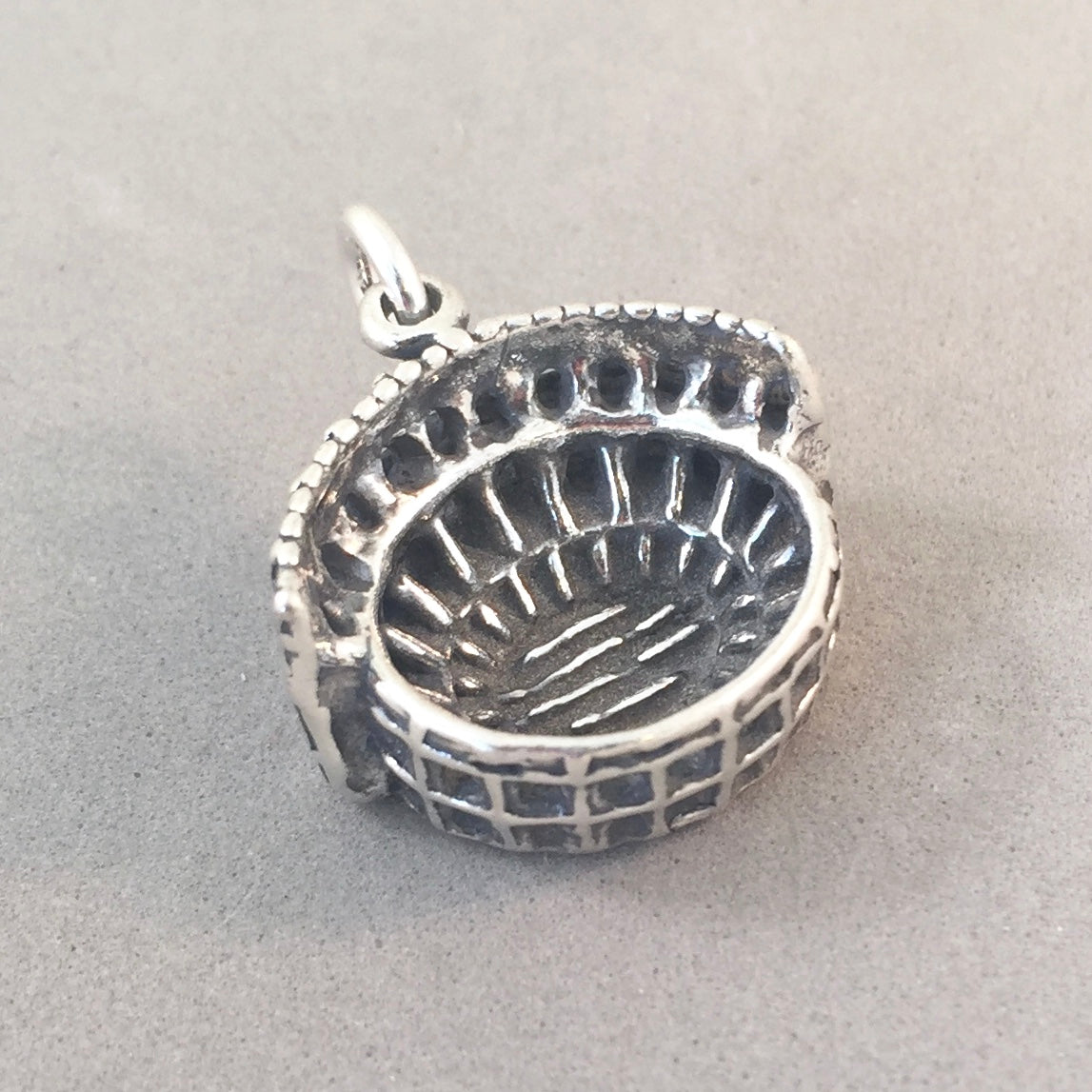 Sterling Silver 3-D ROMAN COLOSSEUM Charm Pendant Europe Rome Italy ...