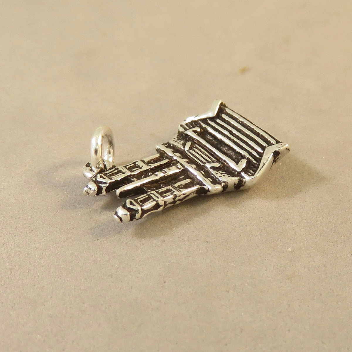 THE SPANISH STEPS .925 Sterling Silver Charm Pendant Europe Rome Italy ...