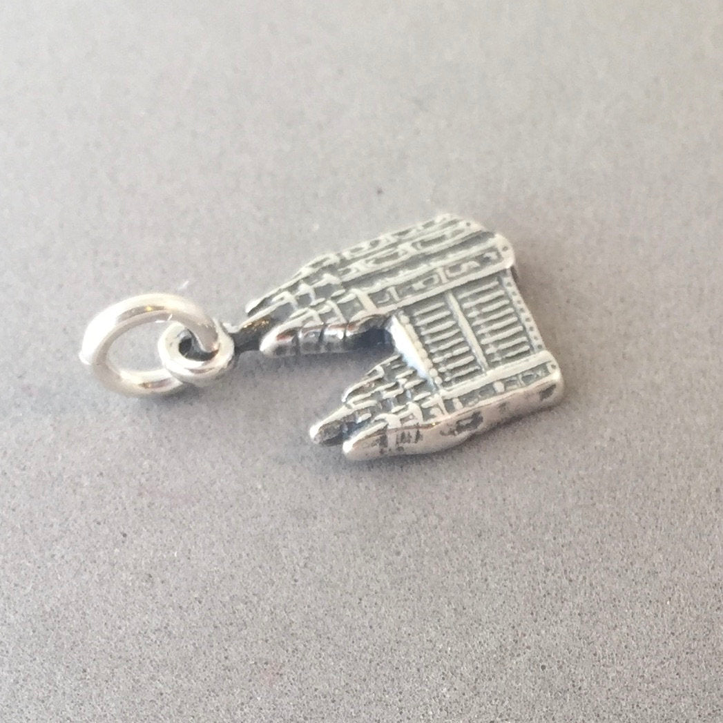 MORMON TEMPLE .925 Sterling Silver Charm Pendant Church LDS Salt Lake ...
