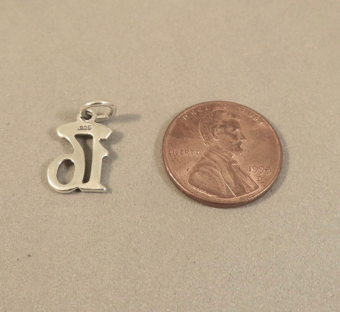 SWEET 16 Small .925 Sterling Silver Charm Pendant Birthday Sixteen Cel ...