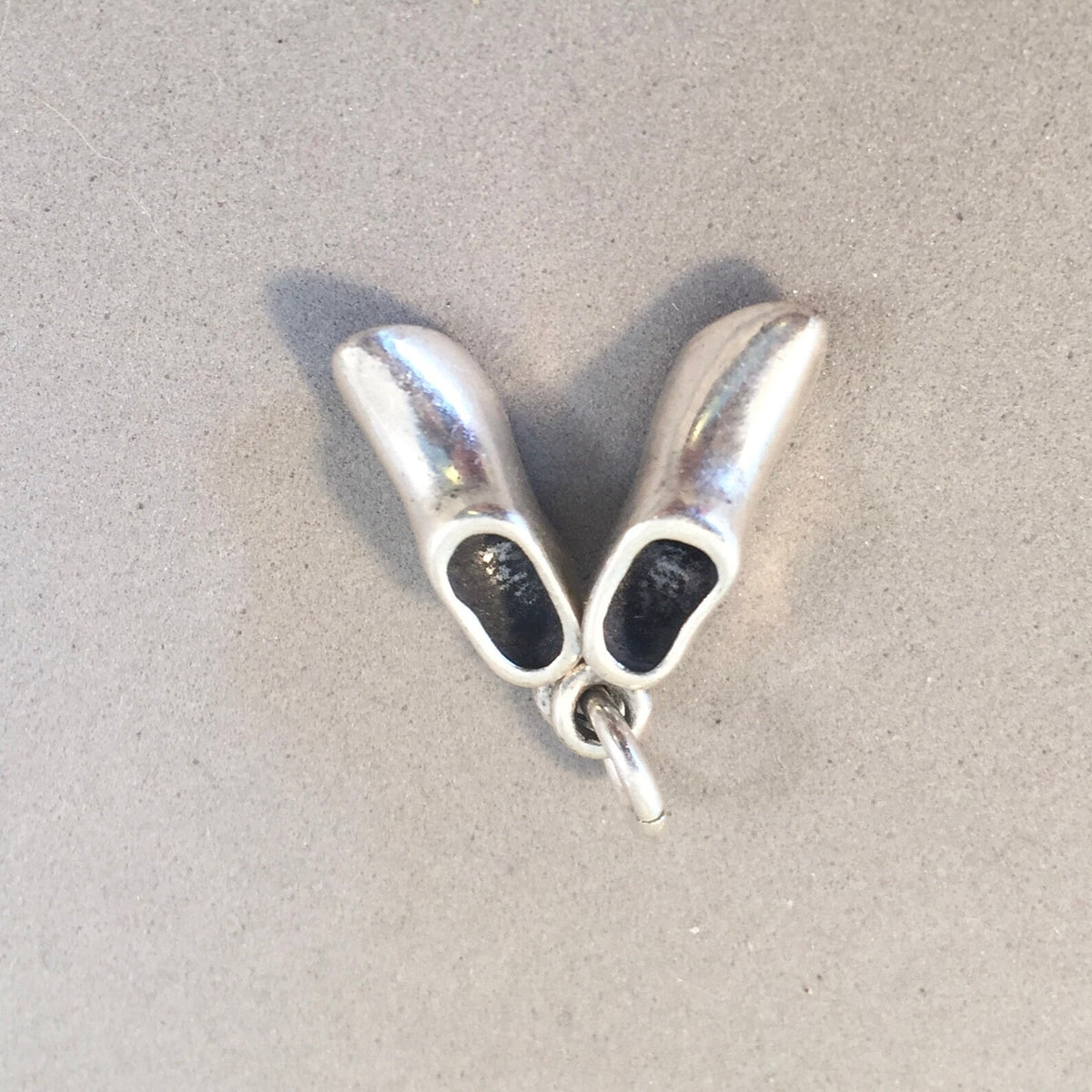 DUTCH CLOGS Small Set .925 Sterling Silver Charm Pendant Holland Nethe ...