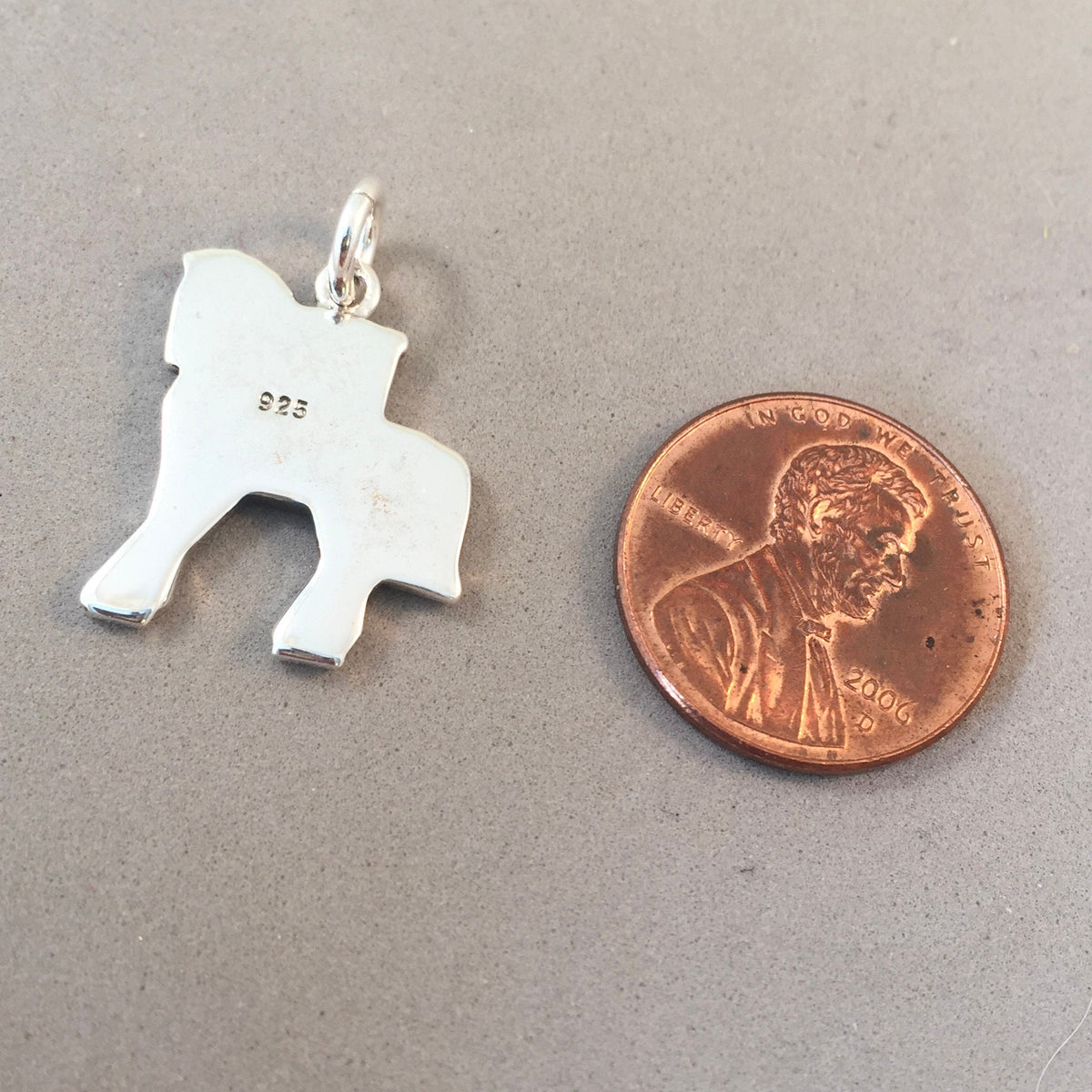 TROJAN HORSE .925 Sterling Silver 3-D Charm Pendant Greek Mythology Wa ...