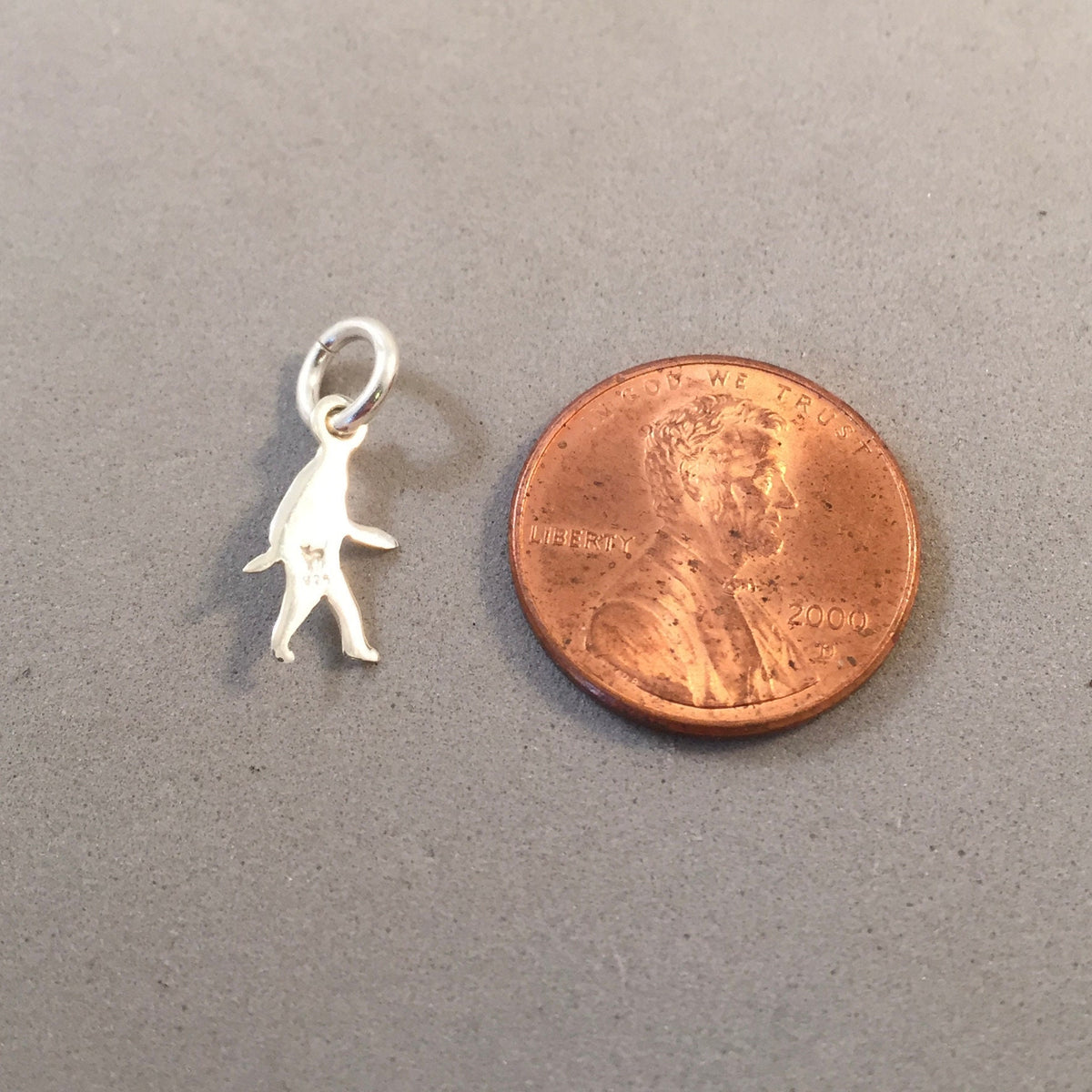 SASQUATCH Tiny .925 Sterling Silver Charm Yeti NW27 – Haylee's Silver