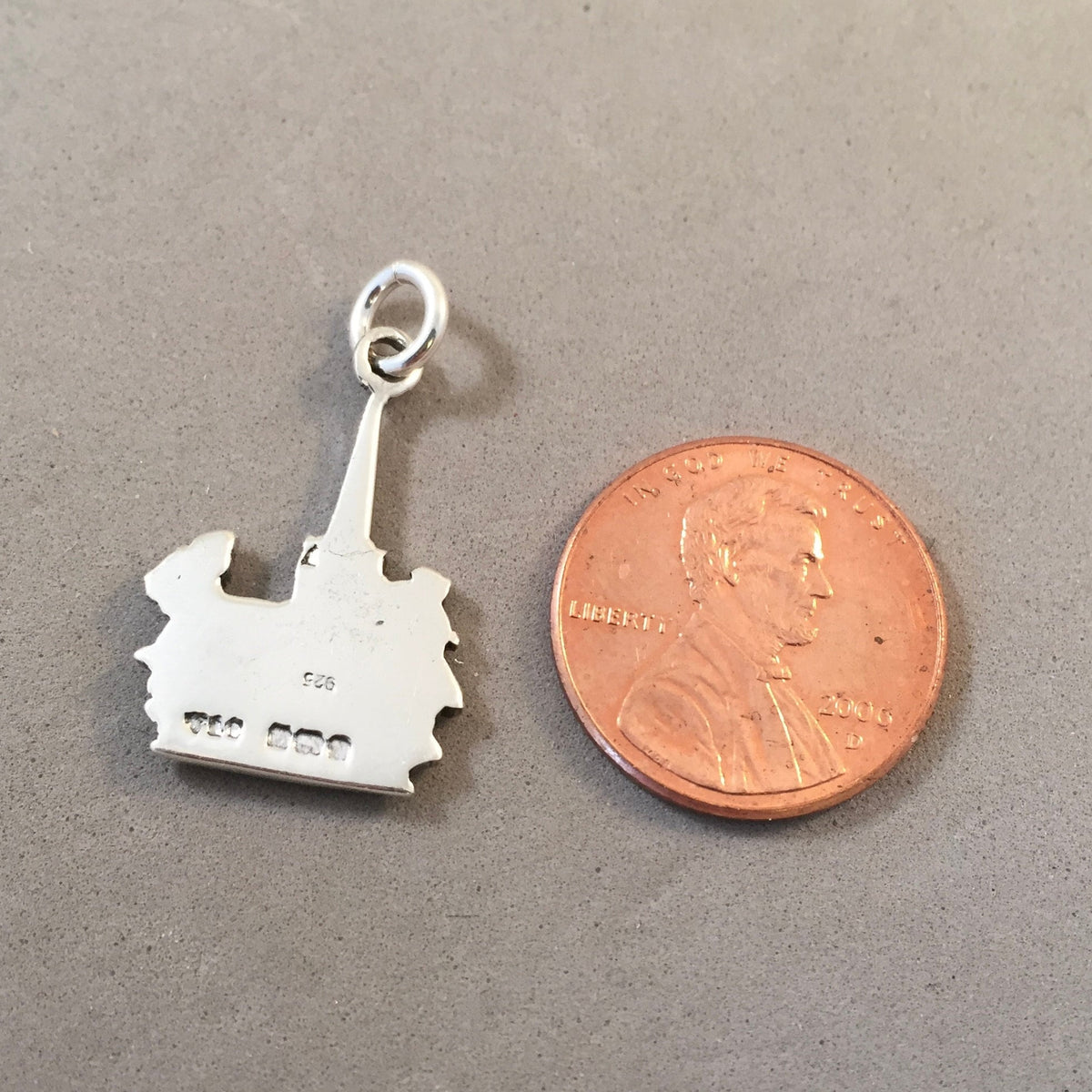 STRATFORD-UPON-AVON .925 Sterling Silver Charm Pendant Holy Trinity Ch ...