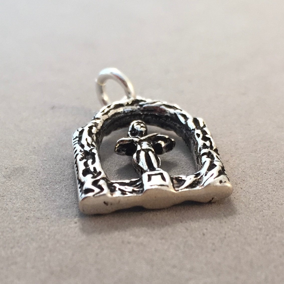 JOHANN STRAUSS MONUMENT .925 Sterling Silver 3-D Charm Pendant Austria ...