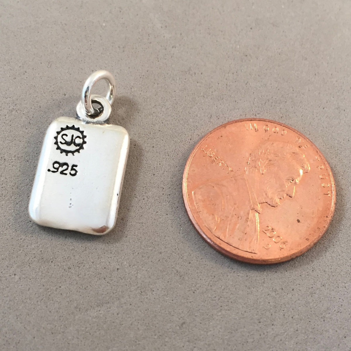 FLOUR .925 Sterling Silver 3-D Charm Pendant 5 LB Sack Bag Bake KT70 ...
