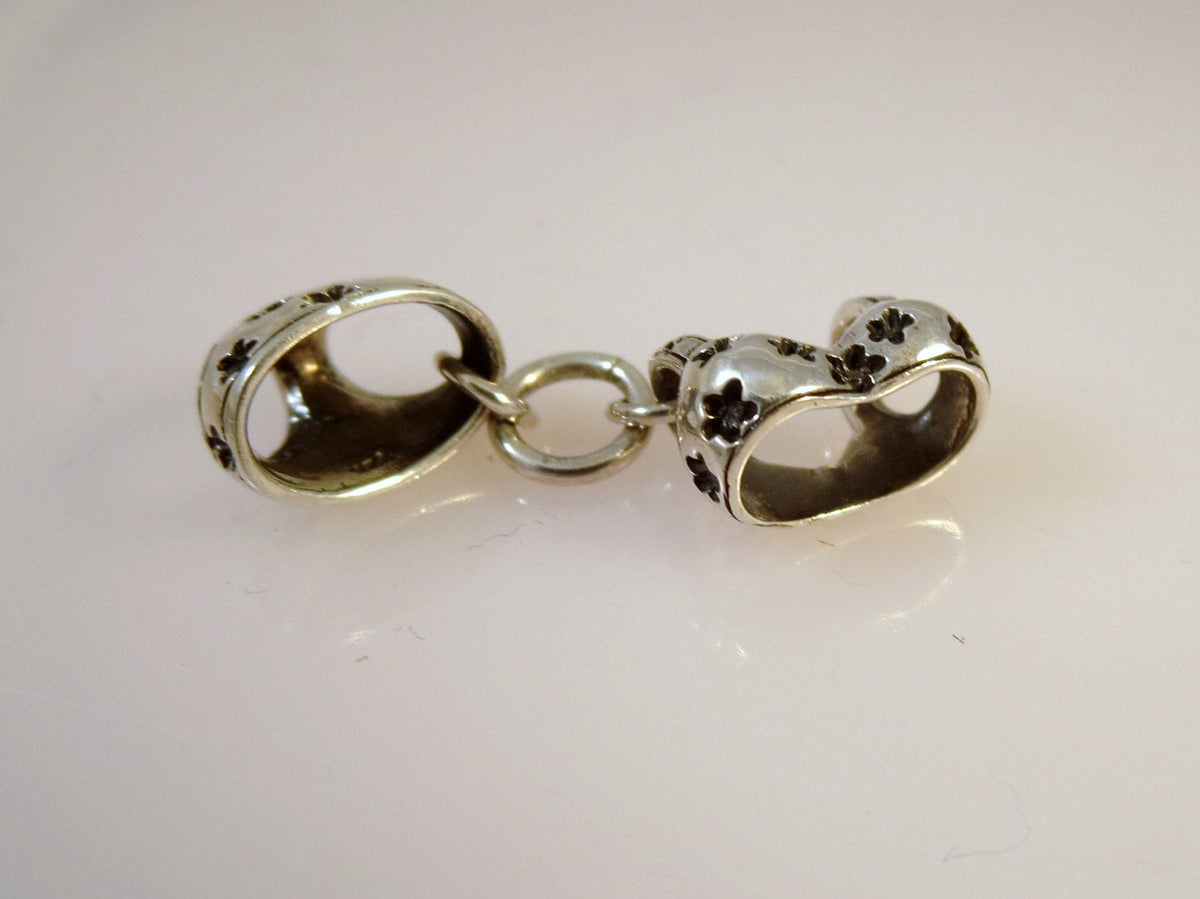 Sterling Silver 3-D BIKINI Charm Pendant Swimsuit Bathing Suit Bra ...