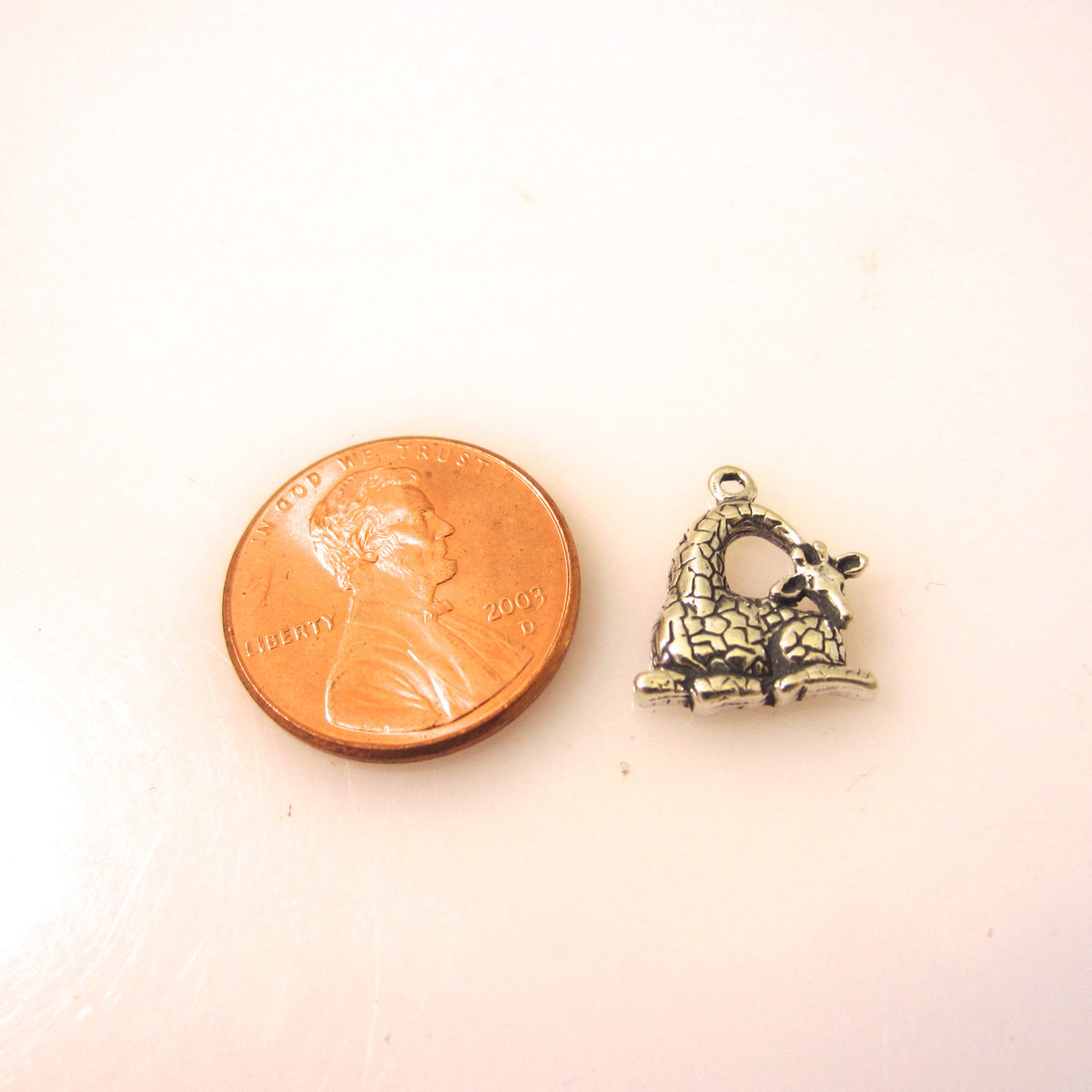 Sale! GIRAFFE Sitting .925 Sterling Silver Charm Safari Pendant SL04Q ...