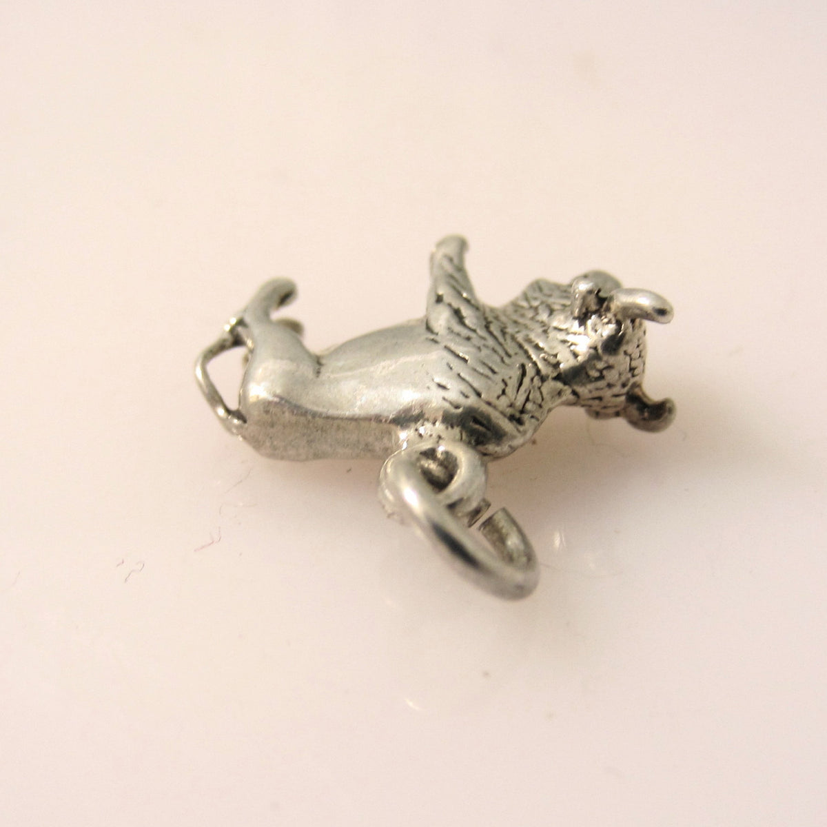 BUFFALO .925 Sterling Silver 3-D Charm Bison Animal Pendant Yellowston ...